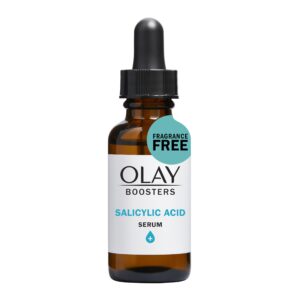 olay salicylic acid serum, exfoliating booster, fragrance-free, 1.0 oz