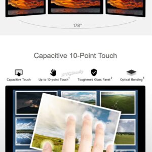 10.1inch IPS DSI Capacitive 1280×800 Touch Optical Display Panel Screen for Raspberry Pi 4B/3B+/3A+, CM3/3+/4 @XYGStudy (10.1inch DSI LCD (C))