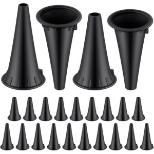 leifide 200 pcs universal otoscope speculums, 2 pack of 100 2.75/4.25 mm disposable otoscope cover plastic otoscope specula tips, ear specula for adults and children