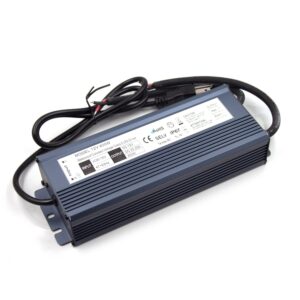 led driver 12v 400w dc low voltage transformer, waterproof ip67 led power supply, output with 3-prong plug 0.8 feet cable for led light strip,computer project, outdoor light