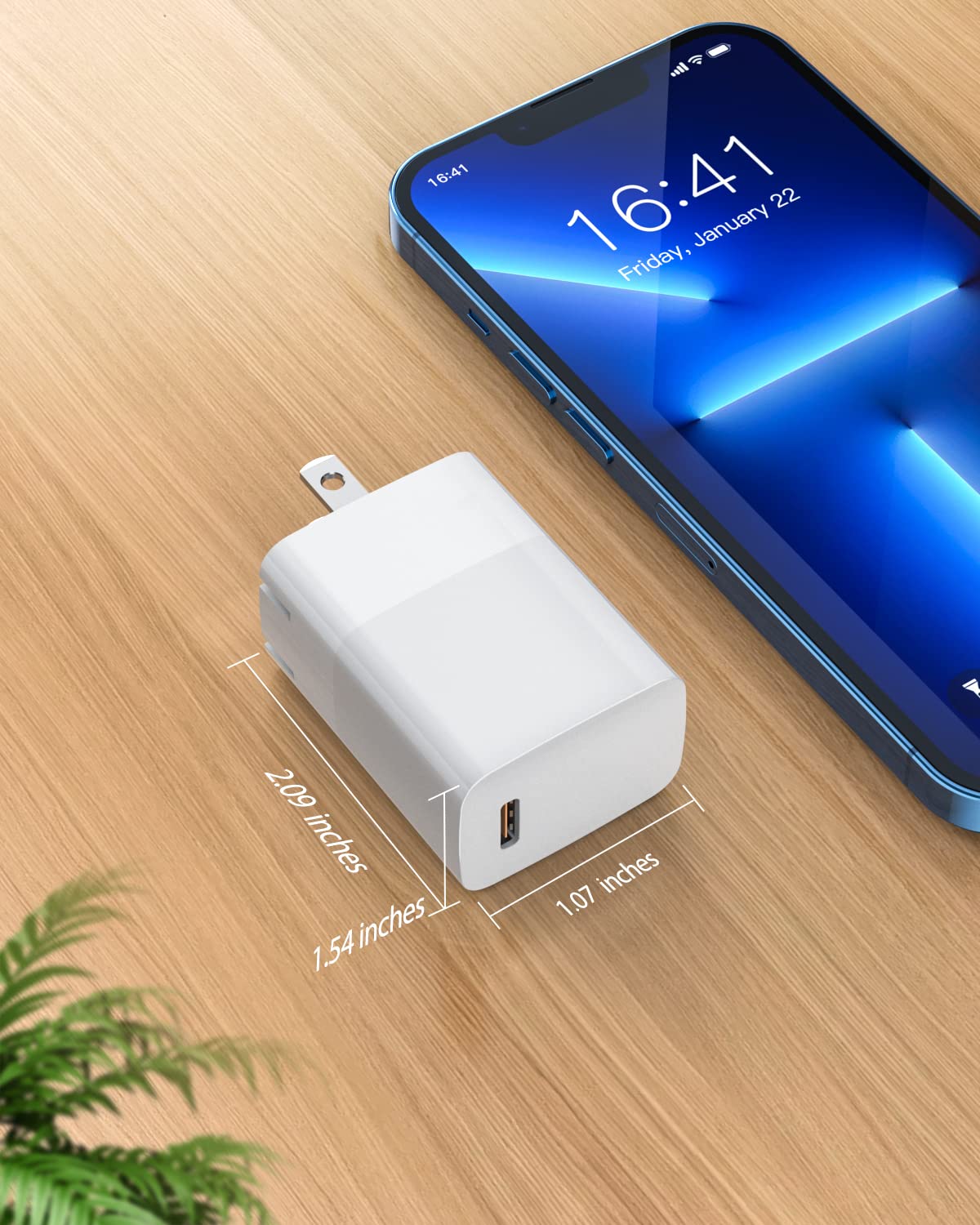 20W Fast Charger Fit for AirPods Pro 1 2 3 Gen, Fit for AirPods Max A2096, Fit for AirPods 1st/2nd/3rd Generation and 6.6Ft Charging Cable Wall Block Power Cord Adapter