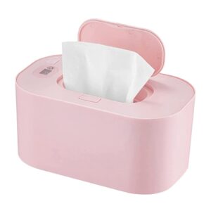 ckuakiwu wet wipes warmer, baby wet wipes warmer usb wipe dispenser portable diaper wipes heater box for home car travel pink, baby wipe warmer