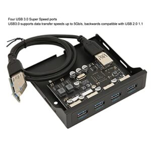 3.5 Inch Front Panel USB Hub, PCIE to USB 3.0 PC Front Panel Anti Interference for PC