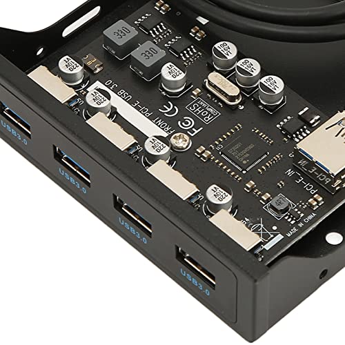 3.5 Inch Front Panel USB Hub, PCIE to USB 3.0 PC Front Panel Anti Interference for PC