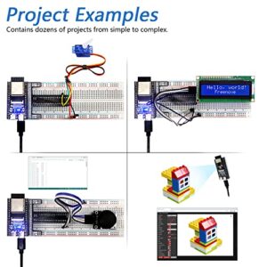 FREENOVE Super Starter Kit for ESP32-S3-WROOM (Included) (Compatible with Arduino IDE), Onboard Camera Wireless, Python C, 540-Page Detailed Tutorial, 176 Items, 76 Projects