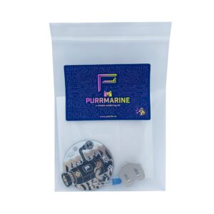 Purrmarine | Soldering Kit | DIY Electronics Kit for STEM and STEAM Students | Beginner Hardware Design Kit | LED Light Up Electronics Kit