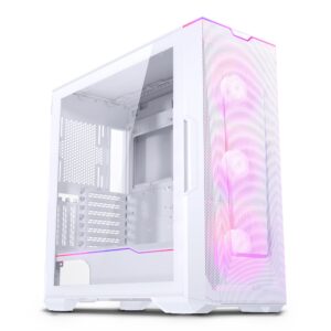 phanteks eclipse g500a mid tower case, drgb, matte white