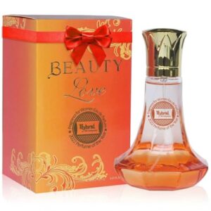 hybrid & company beauty love for women eau de parfum natural spray fresh floral scent, 3.4 fl oz