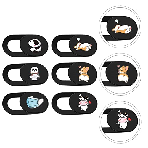 SOLUSTRE Anti- Camera Animal Accessory Ultra- Smartphone Party Favors Laptop Pattern Protects Webcam Slide Notebook Covers Blocker Cover Tablet Design Cell Security Your Desktop Privacy