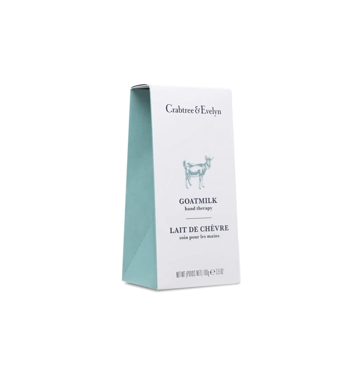 Crabtree & Evelyn Goat Milk Hand Therapy Cream, 3.5 oz - Moisturizer for Dry Skin