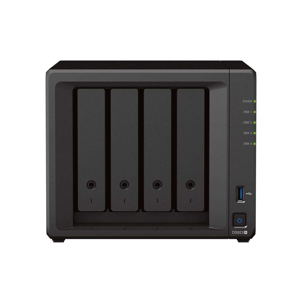 Synology DS923+ 4-Bay Diskstation NAS (AMD Ryzen™ 4 Threads R1600 Dual-Core 4GB Ram 2xRJ-45 1GbE LAN-Port) 16TB Bundle with 4X 4TB Seagate IronWolf