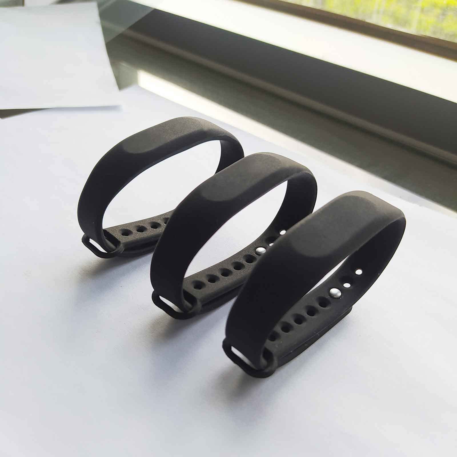 HECERE IC ISO 14443A RFID Silicone Wristband/Bracelet UID Changeable Sector0 Block0 Rewritable(1PCS UID IC Changeable wristband)