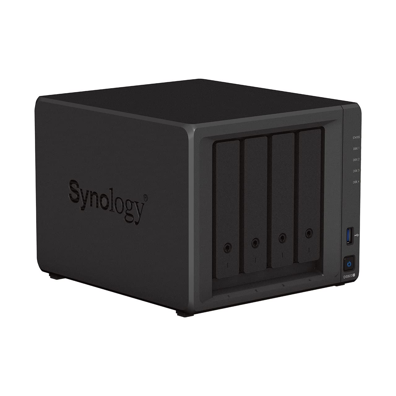 Synology DS923+ 4-Bay Diskstation NAS (AMD Ryzen™ 4 Threads R1600 Dual-Core 4GB Ram 2xRJ-45 1GbE LAN-Port) 16TB Bundle with 4X 4TB Seagate IronWolf