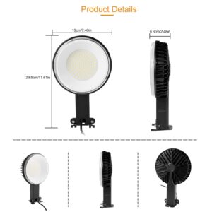 Houhai LED Barn Light, Dusk to Dawn Outdoor Lighting with 100W 10000LM 6000K Daylight, IP65 Waterproof Outdoor Security Flood Lights for Garage Yard Street Warehouse Use