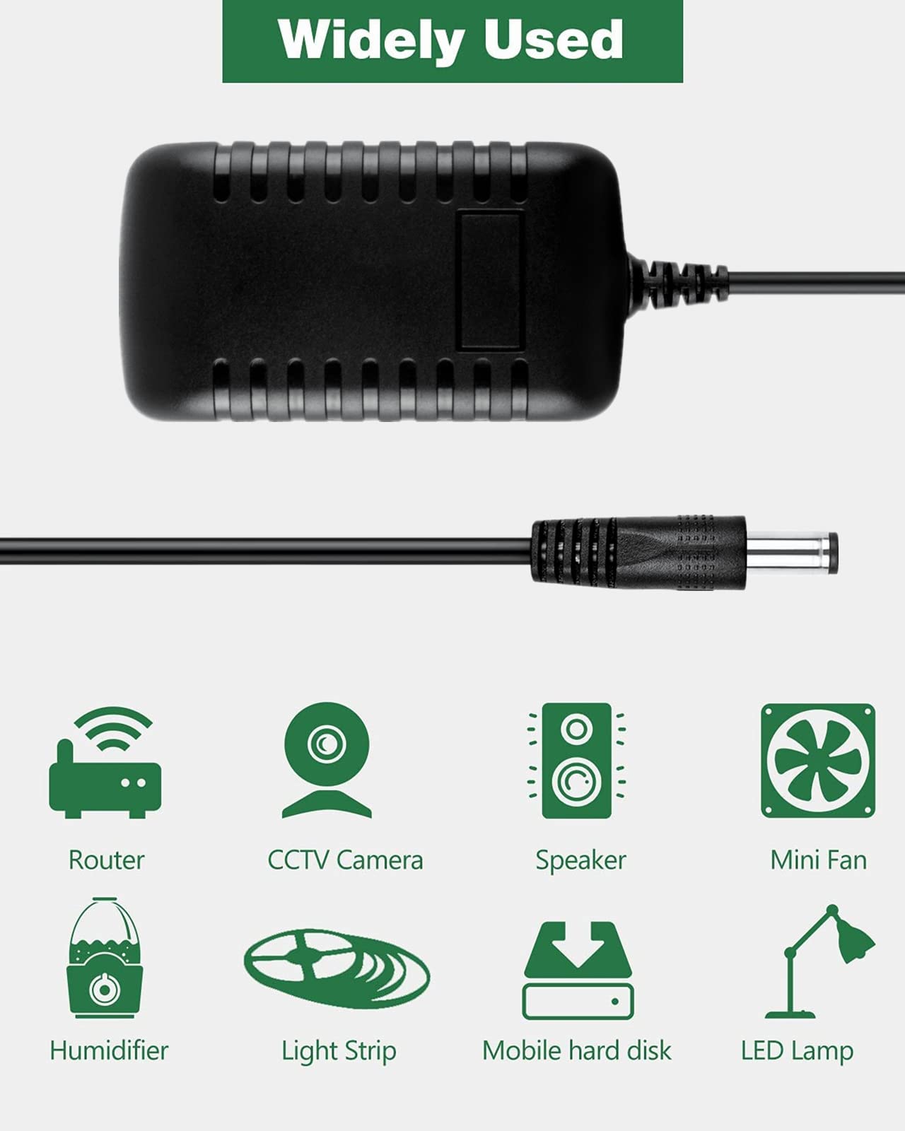 Jantoy AC Adapter Compatible with Curtis LCD1310A LCD1105A LED HDTV TV DVD HD LCD Flat Panel Power