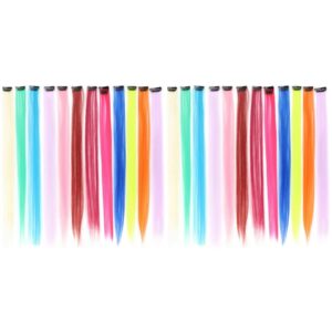 lalafina 48 pcs hair extension clip one-piece hair clip long hair clip seamless hair clip colorful hair clip