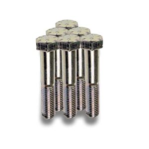 cap screw | hex head | 6 pieces | grade 8 | 9/16-12 x 3 in. | silver | steel