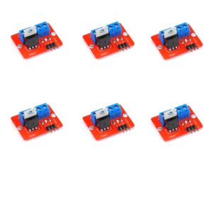 treedix 6pcs irf520 driver module mos tube field effect tube driver module arm compatible with raspberry pi