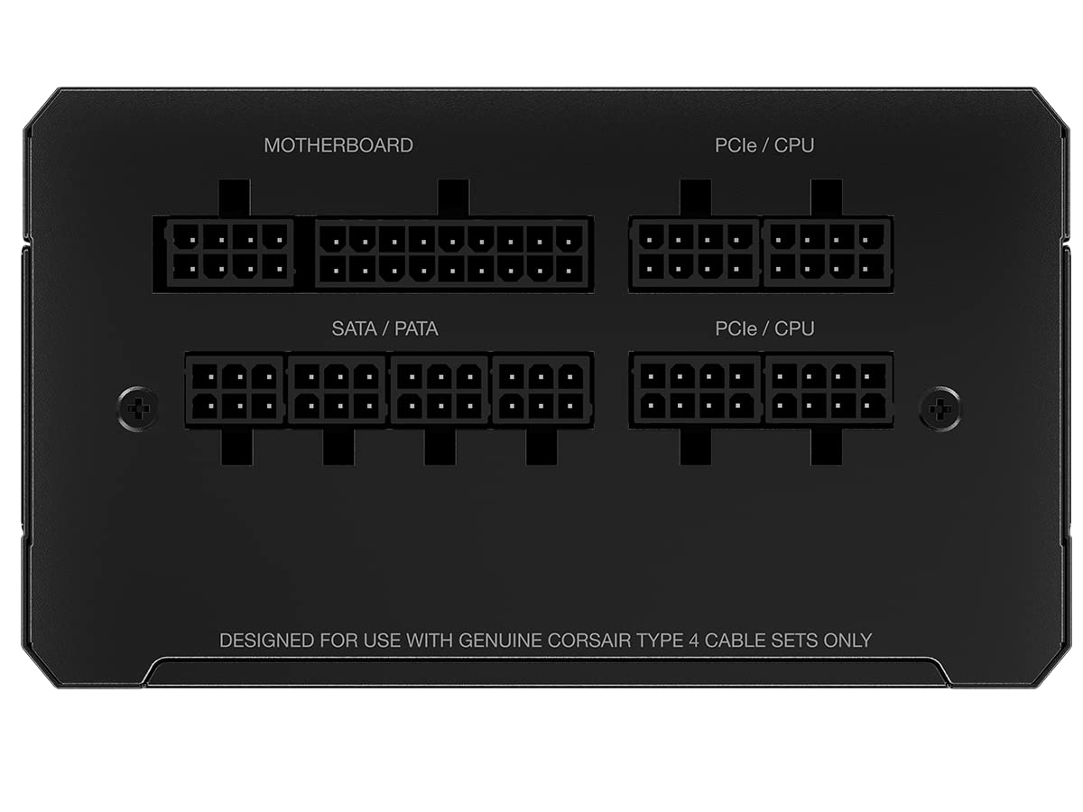 Corsair RM850e Fully Modular Low-Noise ATX Power Supply (Dual EPS12V Connectors, 105°C-Rated Capacitors, 80 Plus Gold Efficiency, Modern Standby Support) Black