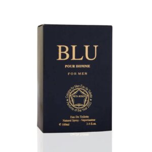 META-BOSEM Blu Pour Homme, Men's Cologne Eau de Toilette Natural Spray - Citrusy and Musky - Great Holiday Gift - for All Day Use - a Classic Bottle, 3.4 Fluid Ounce/100Ml