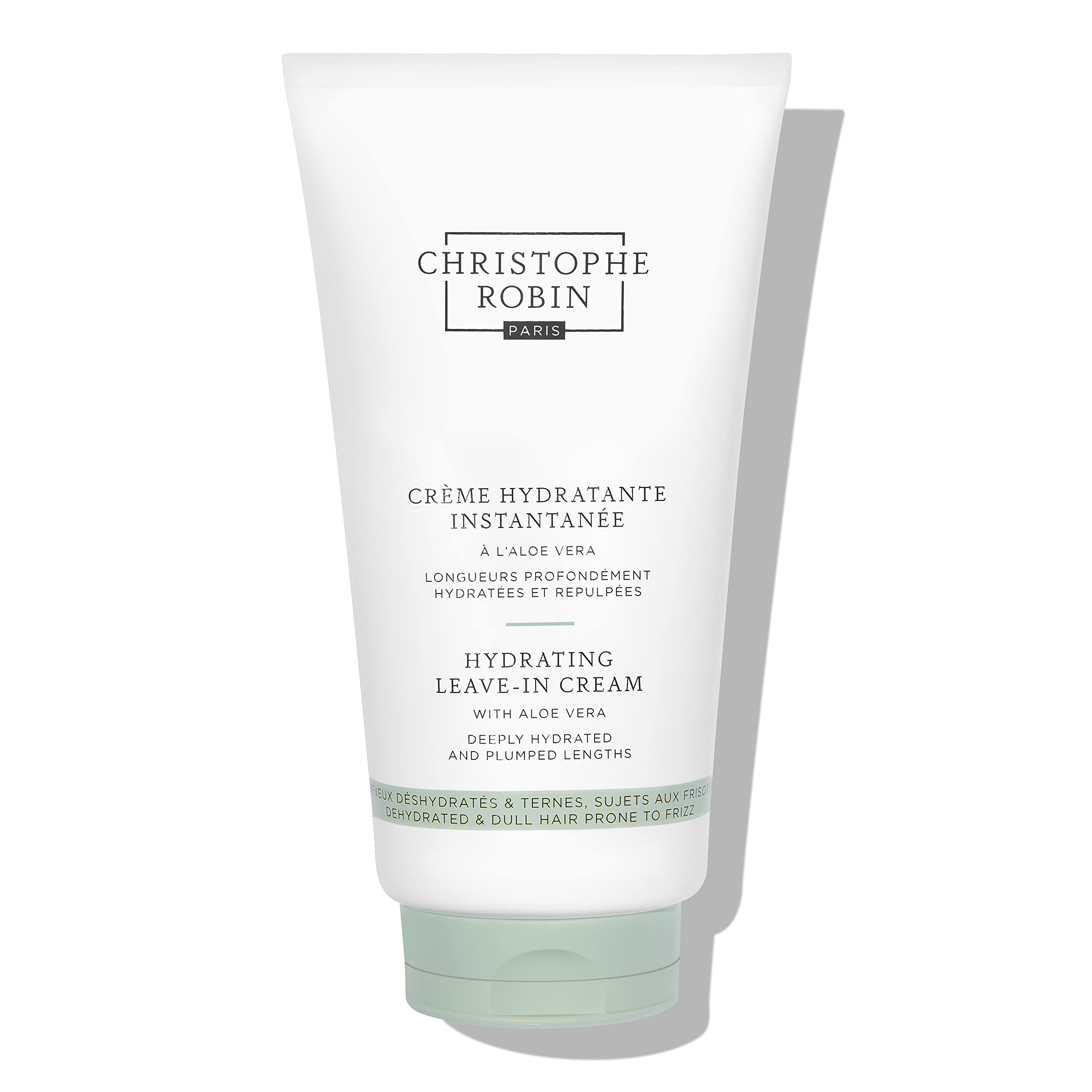 Christophe Robin Hydrating Leave-In Cream With Aloe Vera for Nourishing and Softening Dry Hair - Heat Protecting 5 fl. oz