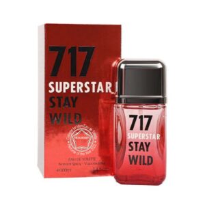 meta-bosem 717 super star stay wild, men's cologne eau de toilette natural spray - masculine scent - fruity woody - great holiday gift - for all day use - a classic bottle, 3.4 fluid ounce/100ml