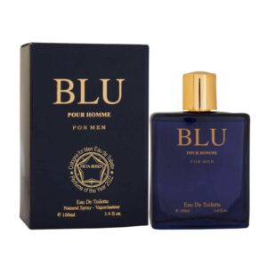 META-BOSEM Blu Pour Homme, Men's Cologne Eau de Toilette Natural Spray - Citrusy and Musky - Great Holiday Gift - for All Day Use - a Classic Bottle, 3.4 Fluid Ounce/100Ml