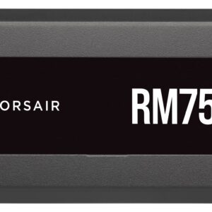 Corsair RM750e Fully Modular Low-Noise ATX Power Supply - Dual EPS12V Connectors - 105°C-Rated Capacitors - 80 Plus Gold Efficiency - Modern Standby Support - Black