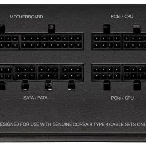 Corsair RM750e Fully Modular Low-Noise ATX Power Supply - Dual EPS12V Connectors - 105°C-Rated Capacitors - 80 Plus Gold Efficiency - Modern Standby Support - Black