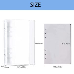 Fortunemee Sturdy Material Display Album, White, Polypropylene, Plastic, 80 Sheets, 23x17.7x2.3cm