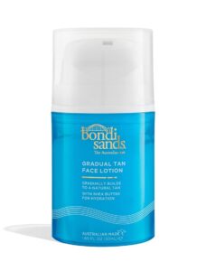 bondi sands gradual tanning face lotion | enriched with shea butter, develops to a gradual tan for nourished, glowing skin | 150 ml, 5.07 fl. oz.