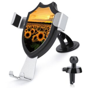 sunflower sunset car phone holder mount universal cell phone holder fashion car mount for men women