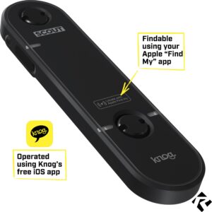 Revere KNOG Bike Alarm & Finder, Waterproof Motorcycle Bicycle/Door Burglar Alarm, Prevent Robbery and Theft, Loud, Adjustable Sensitivity, Scooter, ebike Accessories Vibration Sensors