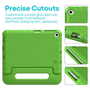 Thoreta Kids Case for LG G Pad 5 10.1 FHD Tablet 2019 Released, Shockproof Lightweight Sturdy Protection Cover with Convertible Handle Stand, Model: LM-T600/LM-T605, Green