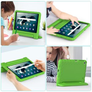 Thoreta Kids Case for LG G Pad 5 10.1 FHD Tablet 2019 Released, Shockproof Lightweight Sturdy Protection Cover with Convertible Handle Stand, Model: LM-T600/LM-T605, Green