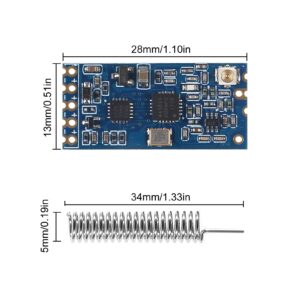 3pcs HC-12 433Mhz SI4463 SI4438 Wireless Serial Port Module 1000M Replace Bluetooth with Antenna