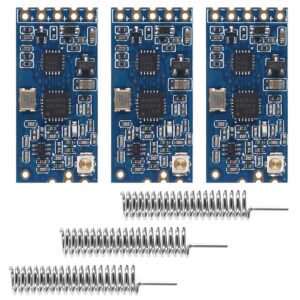 3pcs hc-12 433mhz si4463 si4438 wireless serial port module 1000m replace bluetooth with antenna