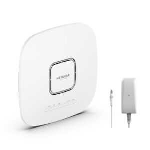 netgear cloud managed wireless access point (wax625pa) - wifi 6 dual-band ax5400 speed | up to 328 client devices | 802.11ax | insight remote management | poe+ powered or included ac adapter