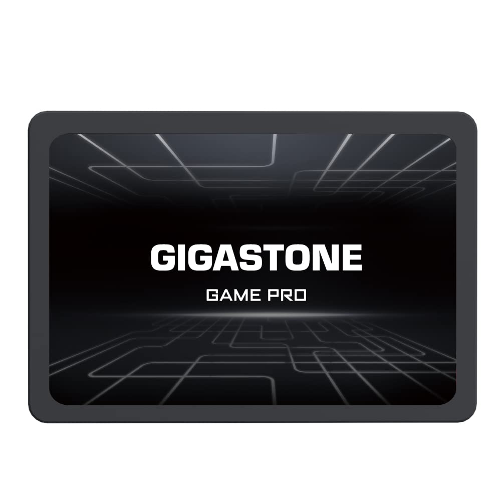 Gigastone SATA SSD 2TB 2.5 inch SSD 530MB/s Upgrade Laptop PC Memory and Storage PS4 HDD Replacement 2.5" Internal Solid State Hard Drives SATA III SLC Cache 3D NAND Game Pro Performance