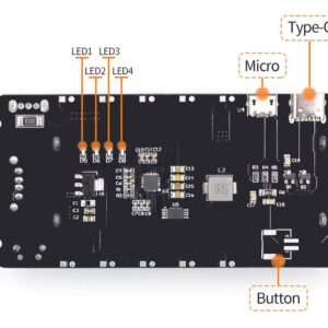 TECKEEN 3V/5V 18650 Lithium Battery Shield V8 Mobile Expansion Board Module 5 ESP8266