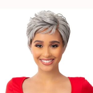 it's a wig! synthetic hair wig - hd lace salli (color:burgundy angel)