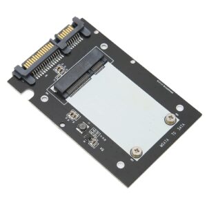 msata to sata iii adapter, support half size 26.8mm and full size 50.95mm msata ssd, 6gbps speed, pcb material support msata ssd solid state disk for desktop use