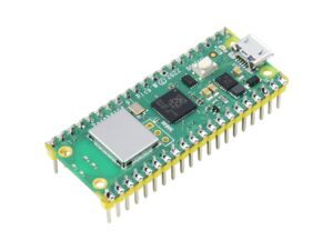 waveshare pi pico w microcontroller board, with pre-soldered header, based on rp2040 dual-core processor (3 items)