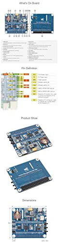 Coolwell Power Management HAT for Raspberry Pi Series Board, Onboard RTC & Buck-Boost DC Chip,Supports Charging and Power Output at The Same Time