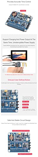 Coolwell Power Management HAT for Raspberry Pi Series Board, Onboard RTC & Buck-Boost DC Chip,Supports Charging and Power Output at The Same Time