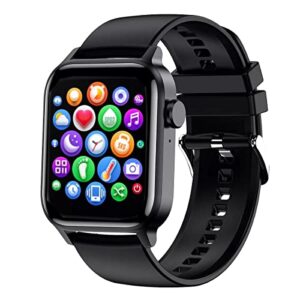 smart watch for women men, waterproof smartwatch fitness tracker for android ios phones, 1.81” hd smartwatch with heart rate monitor, step counter, receive make calls