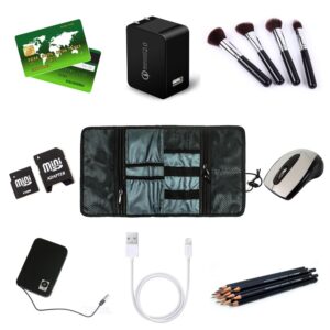 ProCase Electronic Organizer Cord Pouch Bundle with Stethoscope Carrying Case