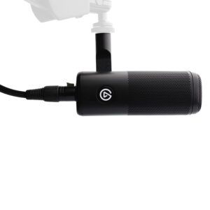 elgato wave dx with cable - dynamic xlr microphone with 10ft/3m xlr cable, speech optimised for podcasting, streaming, broadcasting, no signal booster required, works with any interface, pc/mac