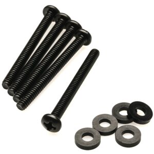 crj 6-32 unc extra long 1-1/2" (37mm) computer radiator fan screws set for 25mm and 30mm fans - 20 screws and 20 washers