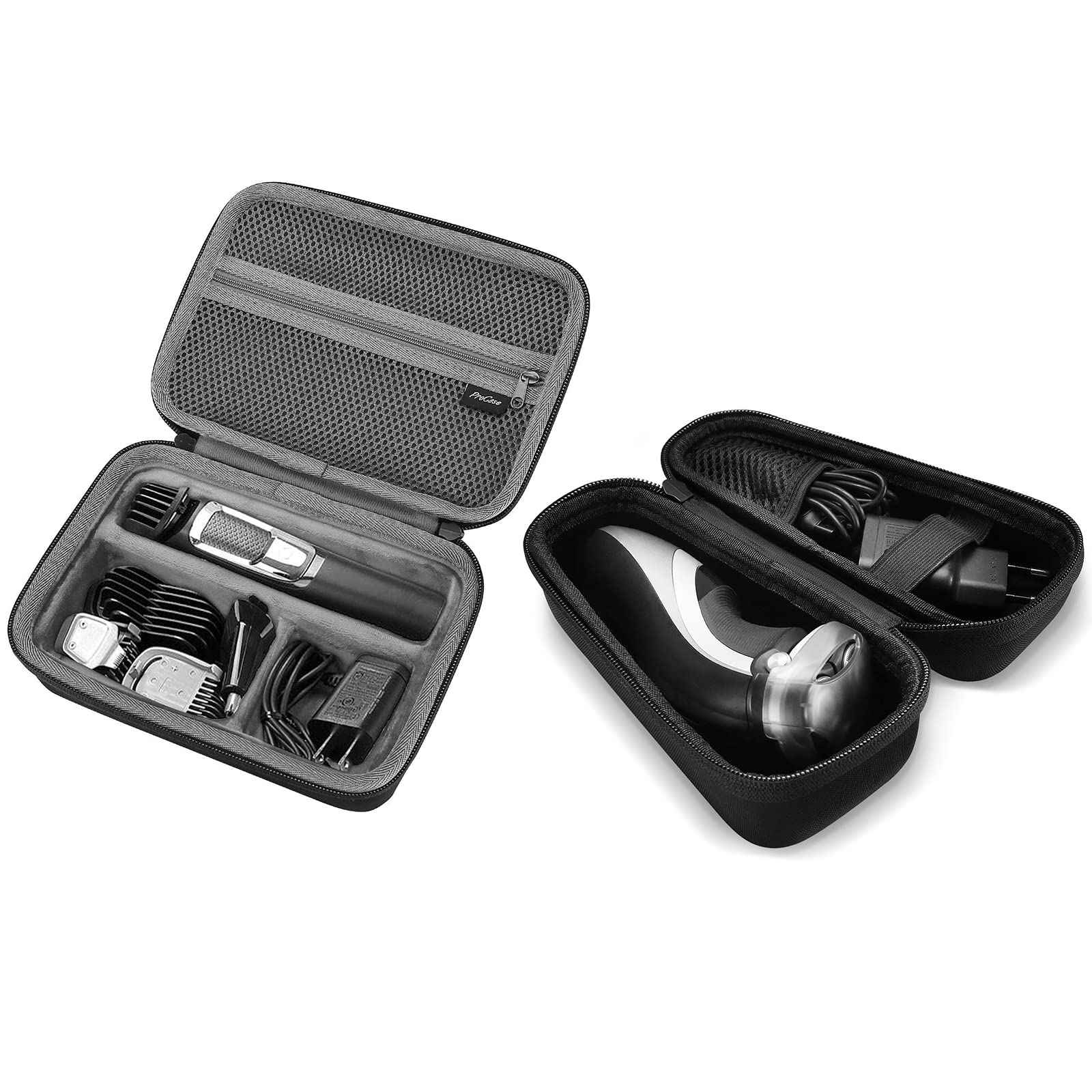 ProCase Electric Trimmer Case for Philips Norelco Multigroom Series Bundle with Case for Norelco Electric Shaver